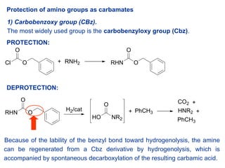 Protecting and Deprotecting groups in Organic Chemistry | PPT