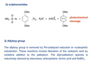 Protecting and Deprotecting groups in Organic Chemistry | PPT