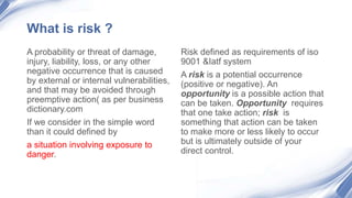 Risk Management | PPTX