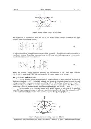 Comparative Study of Five-Level and Seven-Level Inverter Controlled by Space Vector Pulse Width ...
