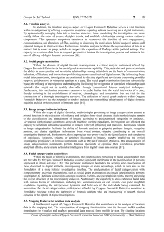 Power of analytic tools in Oxygen Forensic® Detective based on NIST ...