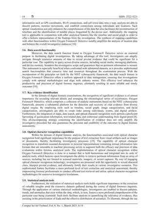 Power of analytic tools in Oxygen Forensic® Detective based on NIST ...