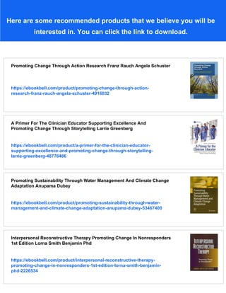 Promoting Change Through Action Research Franz Rauch Angela Schuster | PDF