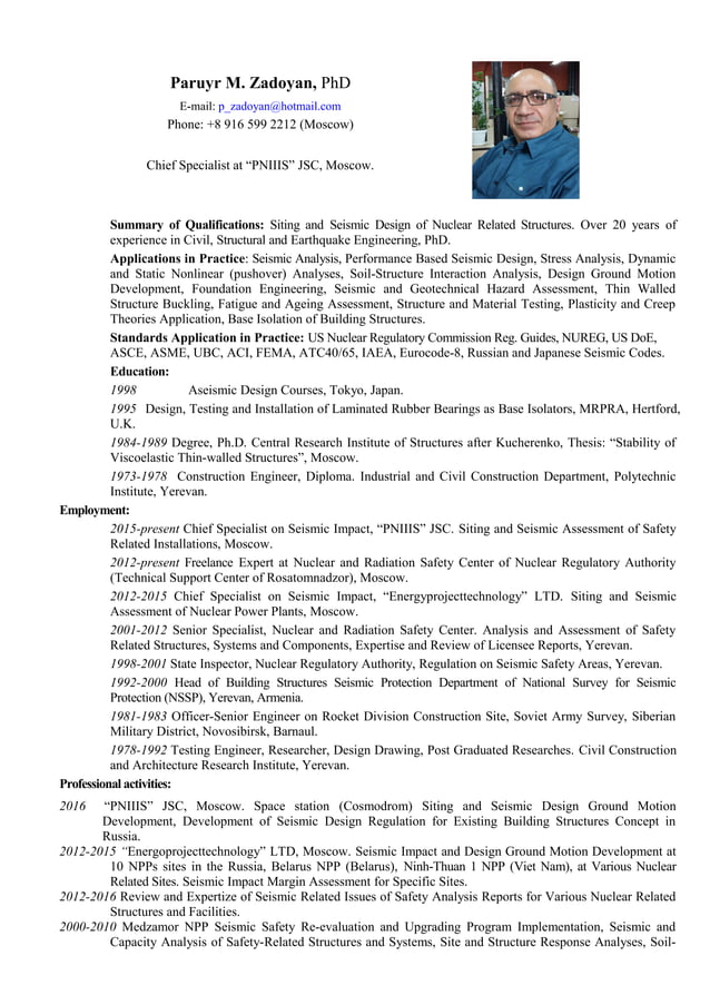 PAZ_CV_ENGL_2016 | PDF