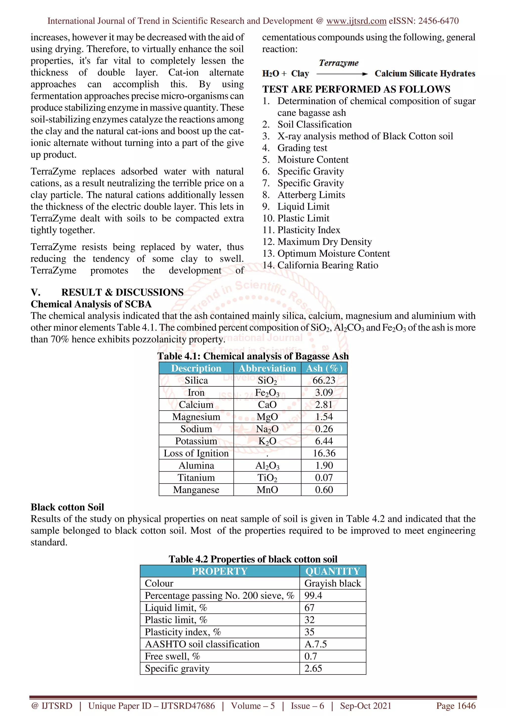 An Experimental Study on Soil Stabilization by Using Bio Enzymes | PDF