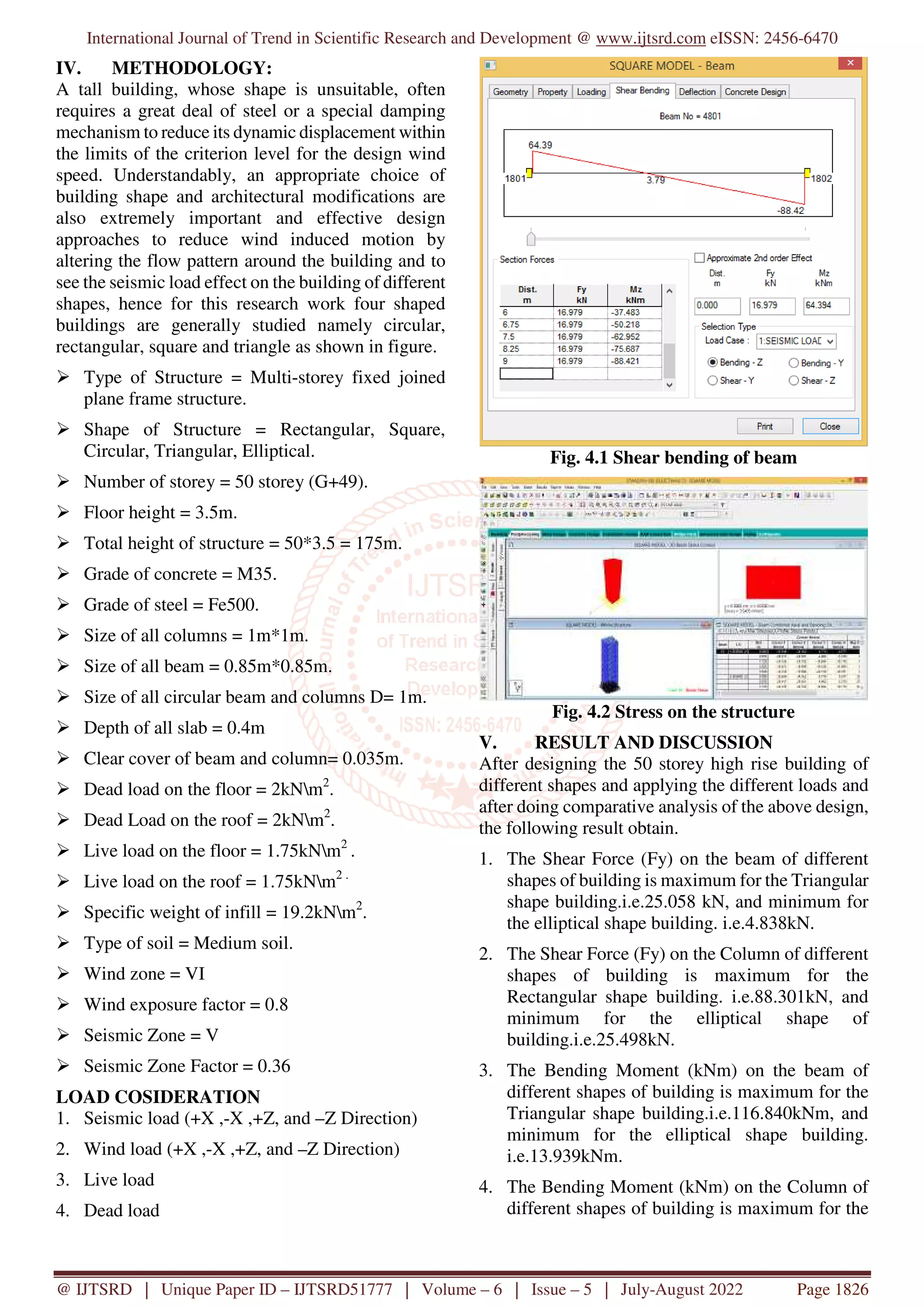 Design and Analysis of Different Shapes of 50 Storeys High Rise ...