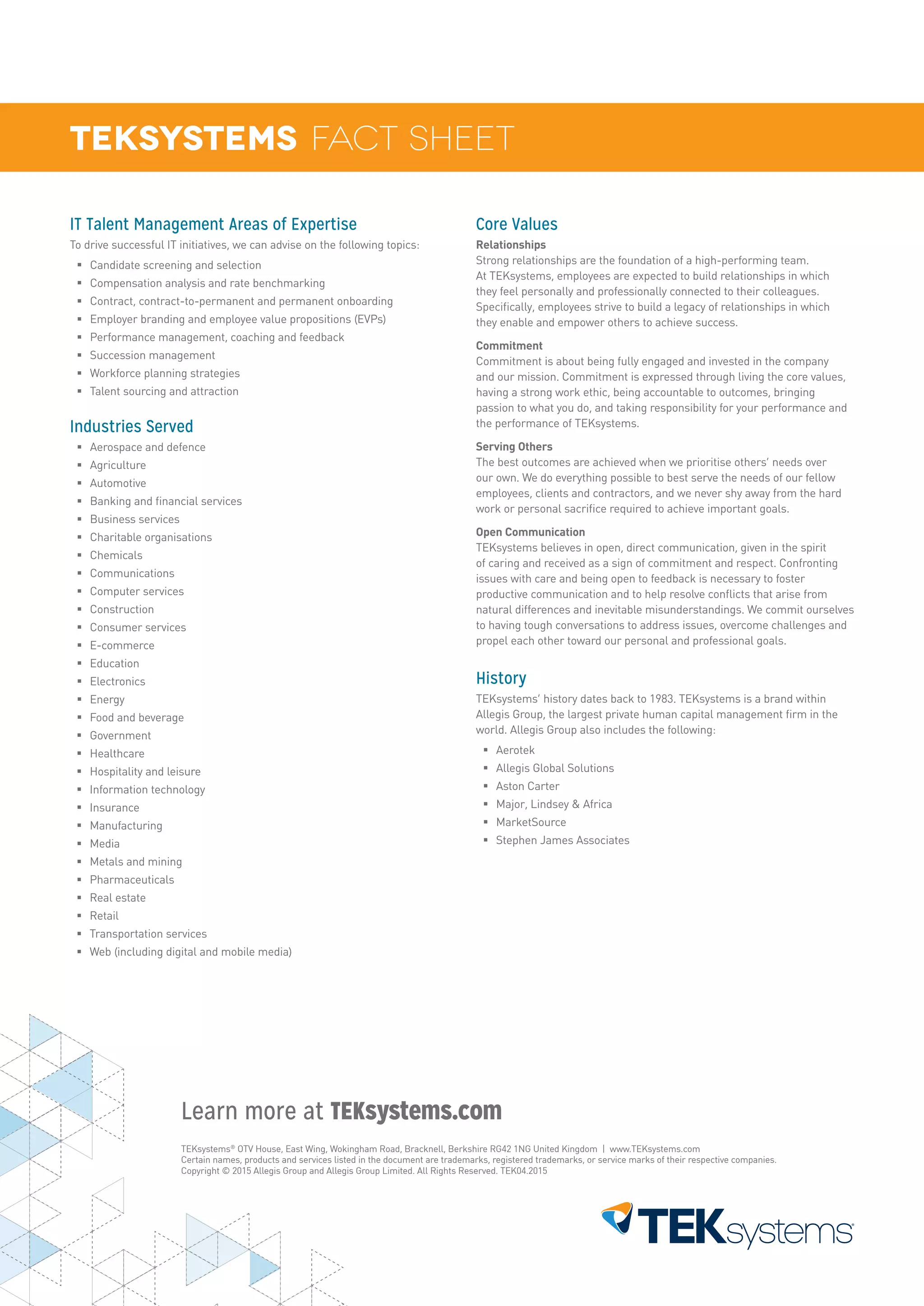 TEK_General_FactSheet_UK | PDF