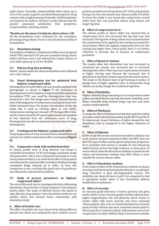Formulation and Development of Modified Release Biphasic Compressed ...