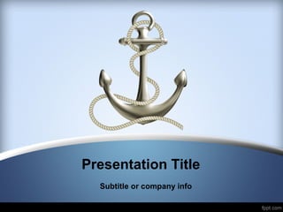 power point anchor template | PPT