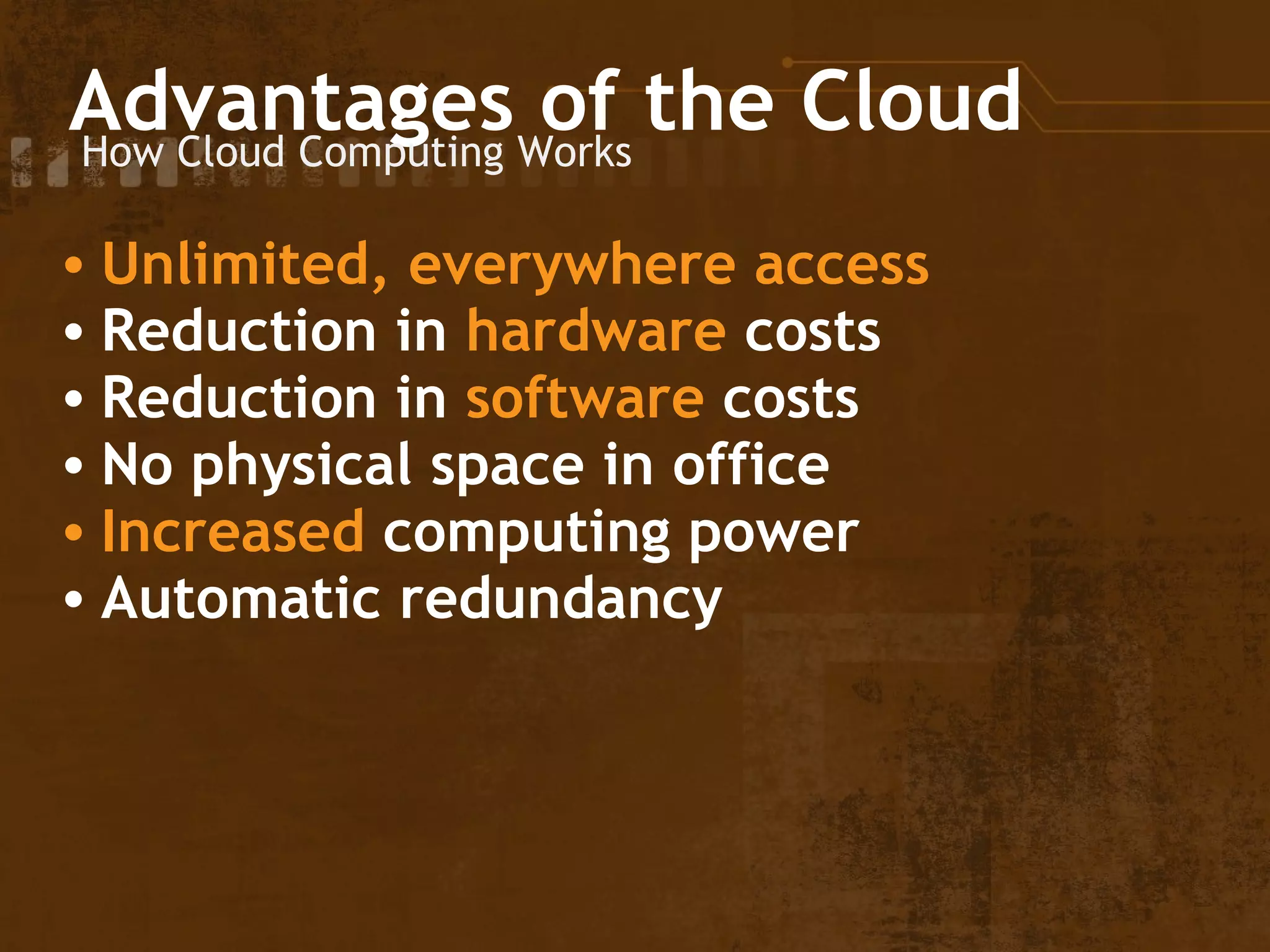 How Cloud Computing Works | PPT