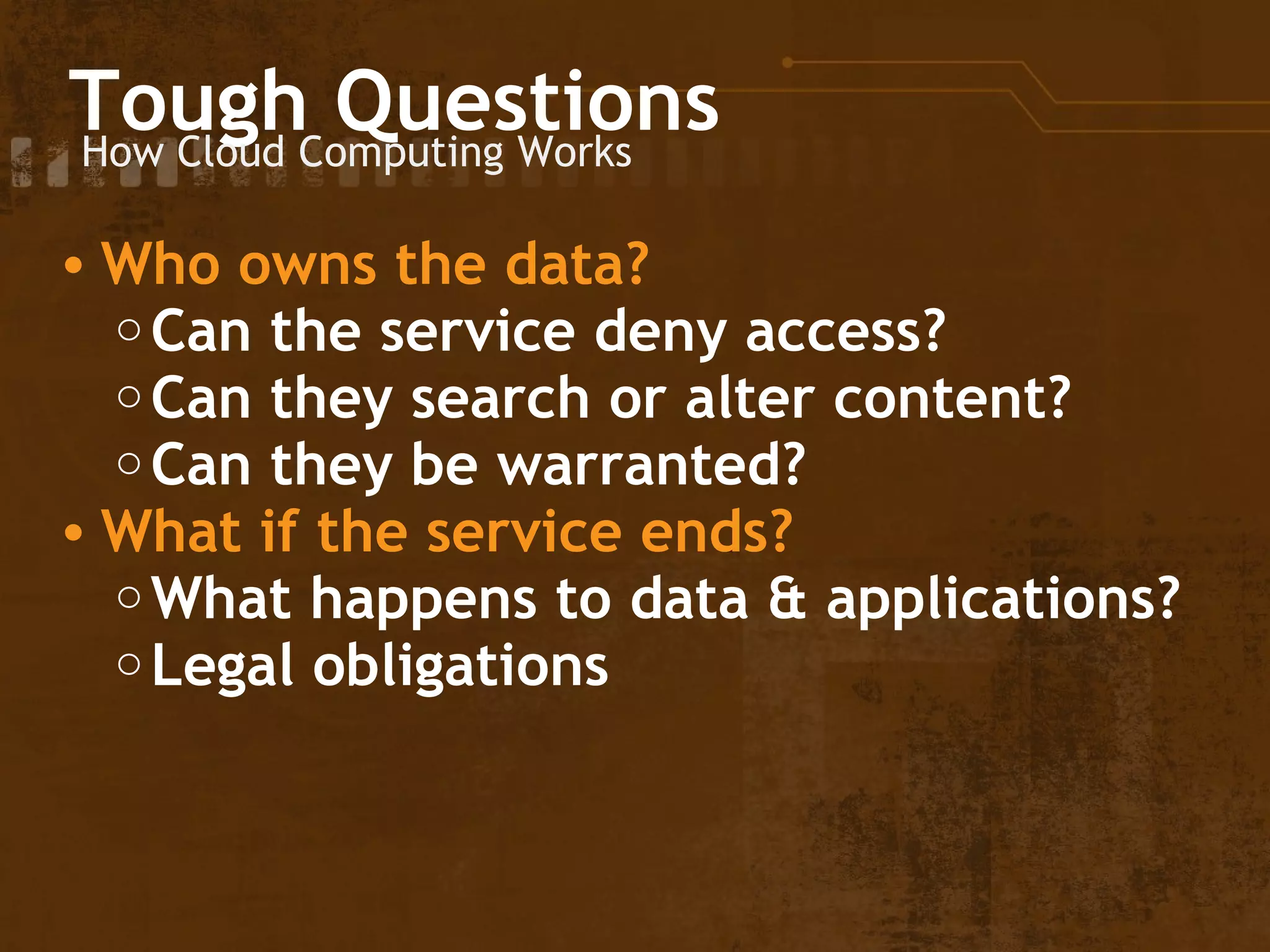 How Cloud Computing Works Ppt