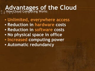 How Cloud Computing Works | PPT