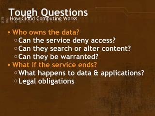 How Cloud Computing Works | PPT