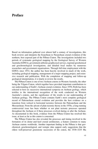 Archean Evolution Of The Pilbara Craton And Fortescue Basin Arthur H ...