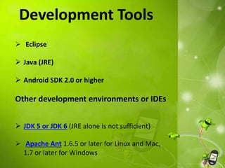 Develop Android App | PPT