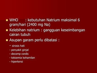 Diet rendah garam pada penderita diabetss | PPT