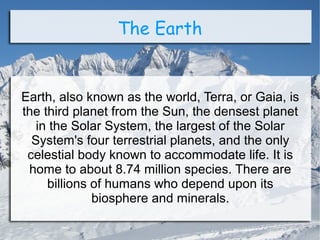 THE EARTH | ODP