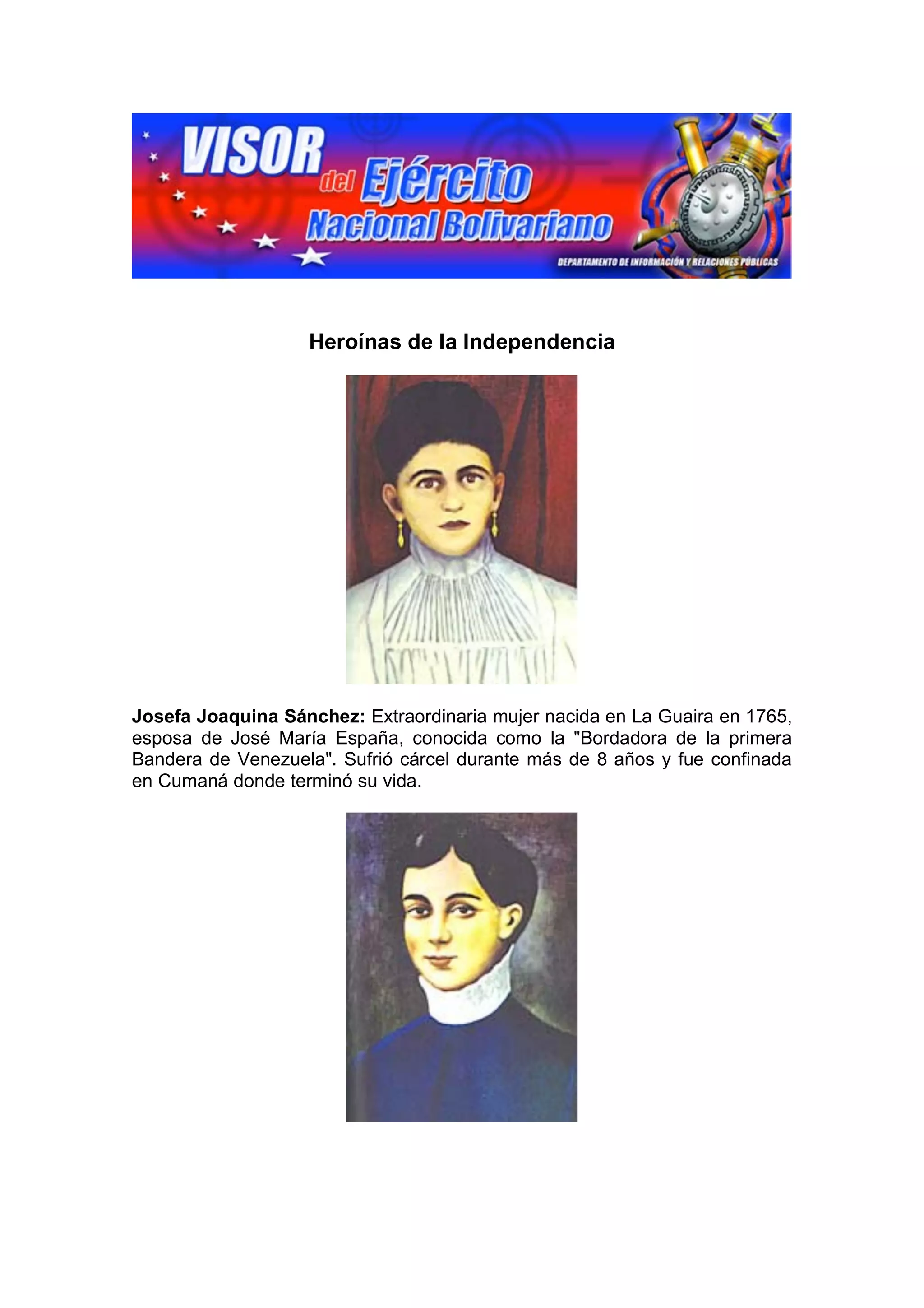 2473306 heroinas-de-la-independencia-venezolana | PDF