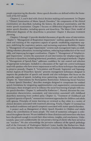 Management Of Motor Speech Disorders In Children And Adults 3rd Edition ...