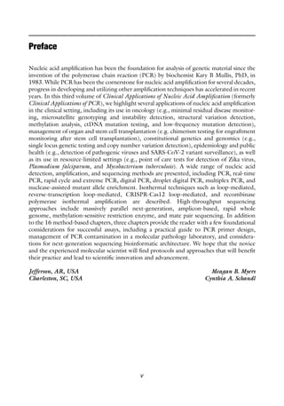 Clinical Applications Of Nucleic Acid Amplification Meagan B Myers | PDF