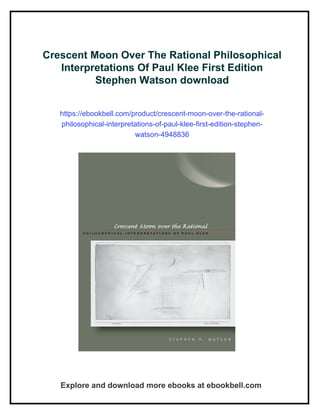 Crescent Moon Over The Rational Philosophical Interpretations Of Paul ...