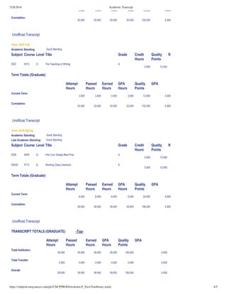FowlerGraduateTranscript | PDF