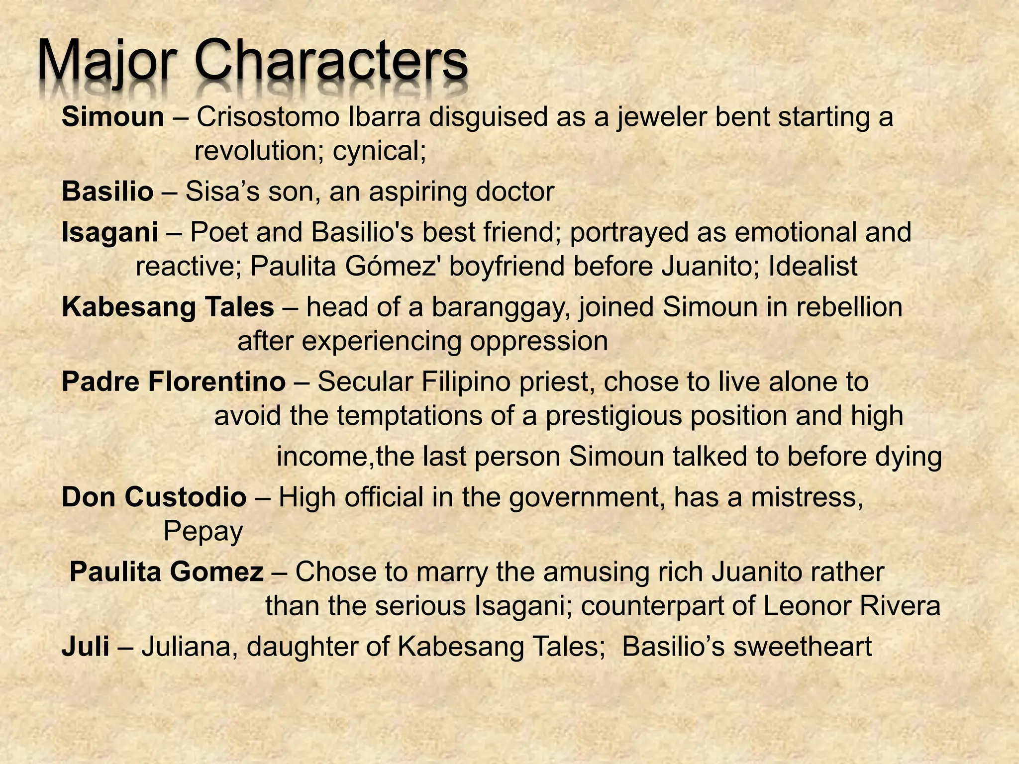 El Filibusterismo - The Reign of Greed by Jose Rizal | PPT