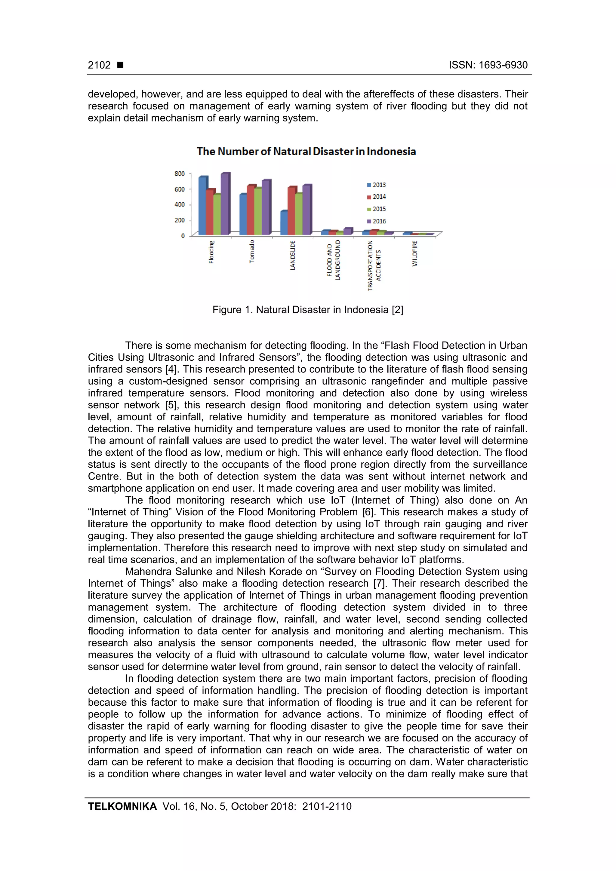 Design of Flood Warning System Based IoT and Water Characteristics | PDF