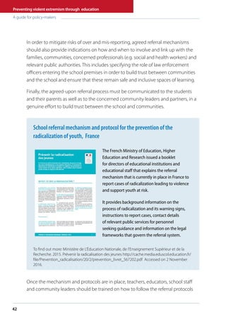 Preventing violent extremism through education Sustainable Development ...