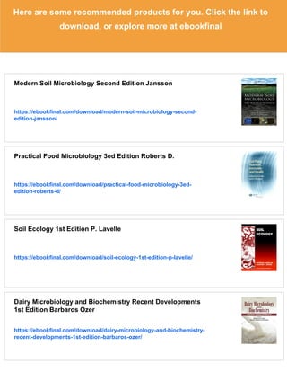 Soil microbiology ecology and biochemistry 3ed Edition Paul E.A. (Ed.) | PDF