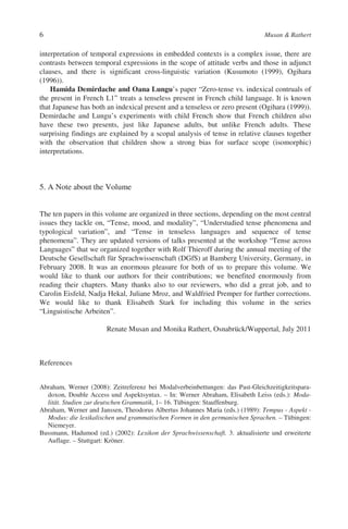 Tense Across Languages Renate Musan Monika Rathert | PDF