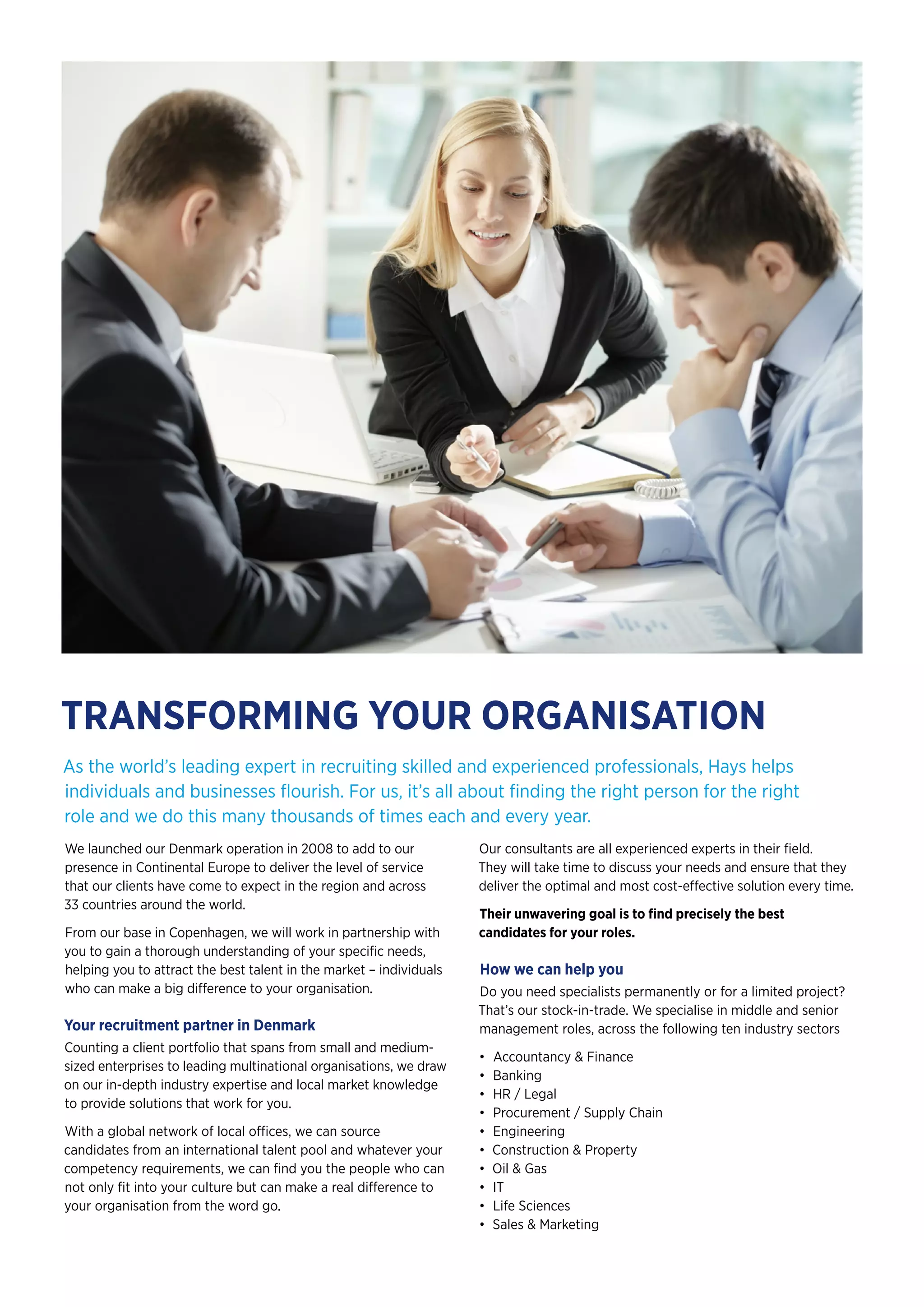 Hays Denmark brochure | PDF