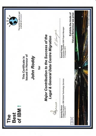 IBM DCM Certificate | PDF