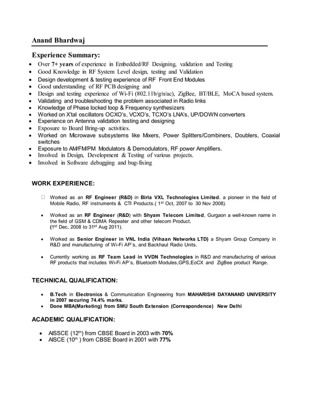 VVDN_Resume_Anand Bhardwaj | DOCX