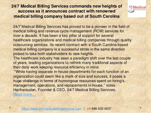 247 Medical Billing Services commands new heights of success.pptx