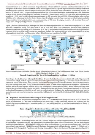 Migration Pattern and Urban Informal Sector of Bangladesh The ...