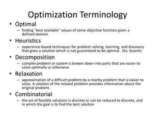 Operations Research and Mathematical Modeling | PPTX