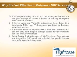 24/7 outsourced noc services | PPTX | Cloud Computing | Internet