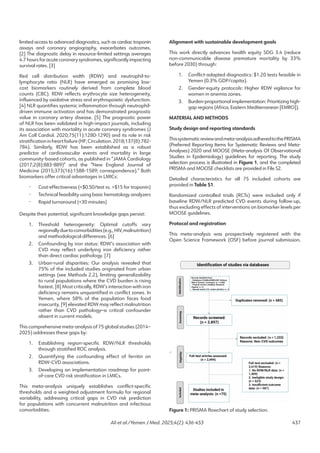 Conflict-Adapted Hematological Thresholds for Cardiovascular Risk ...