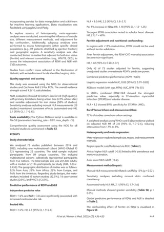 Conflict-Adapted Hematological Thresholds for Cardiovascular Risk ...