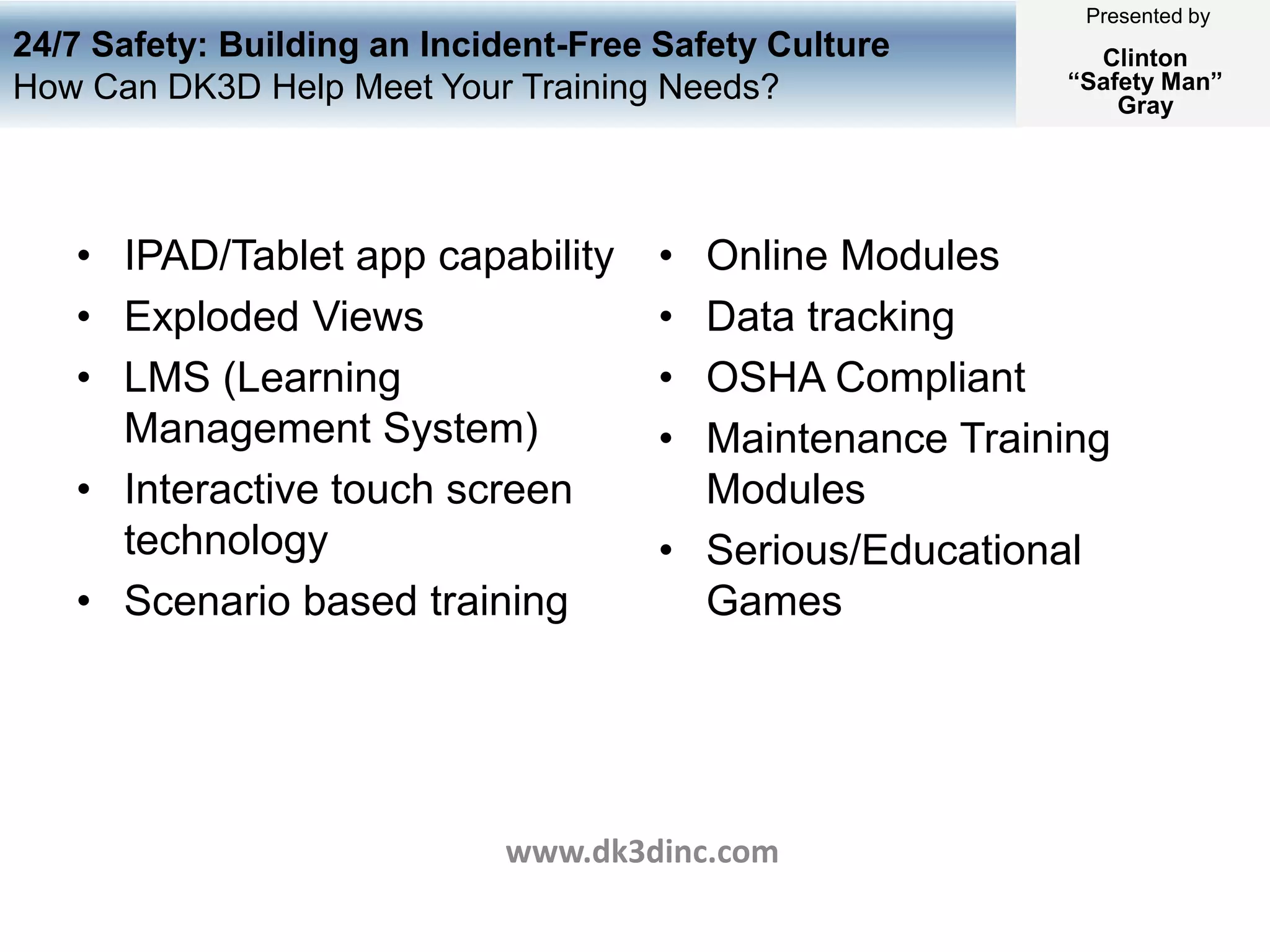 24/7 safety building an incident injury free safety culture | PPTX