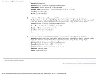 247th acs national meeting, dallas, tx abstracts2 view™ | PPT