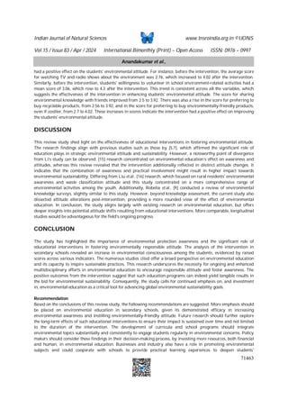 Strategies to Promote Environmental Protection Awareness and Attitude ...