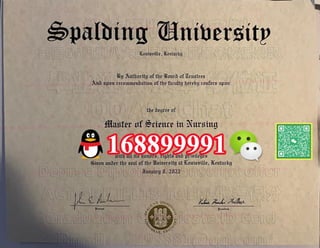 Spalding University degree offer diploma Transcript | PDF