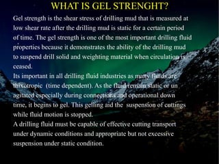 THE EFFECTS OF GEL STRENGHT ON THE OVERALL | PPT