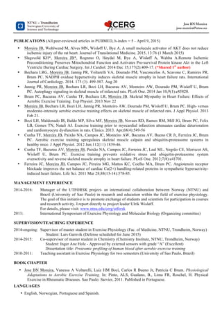 CV JB Moreira | PDF | Heart and Cardiovascular Diseases | Diseases and Conditions