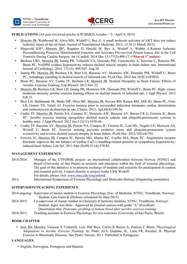 CV JB Moreira | PDF | Heart and Cardiovascular Diseases | Diseases and Conditions