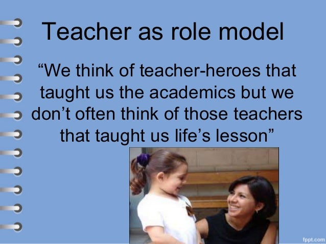 Teacher as role model