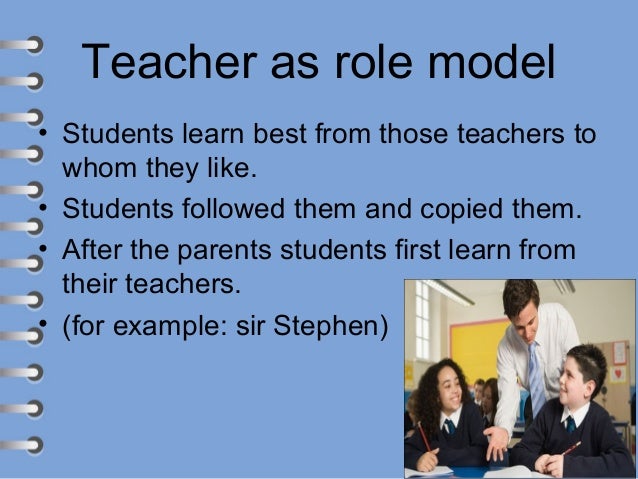 Teacher as role model