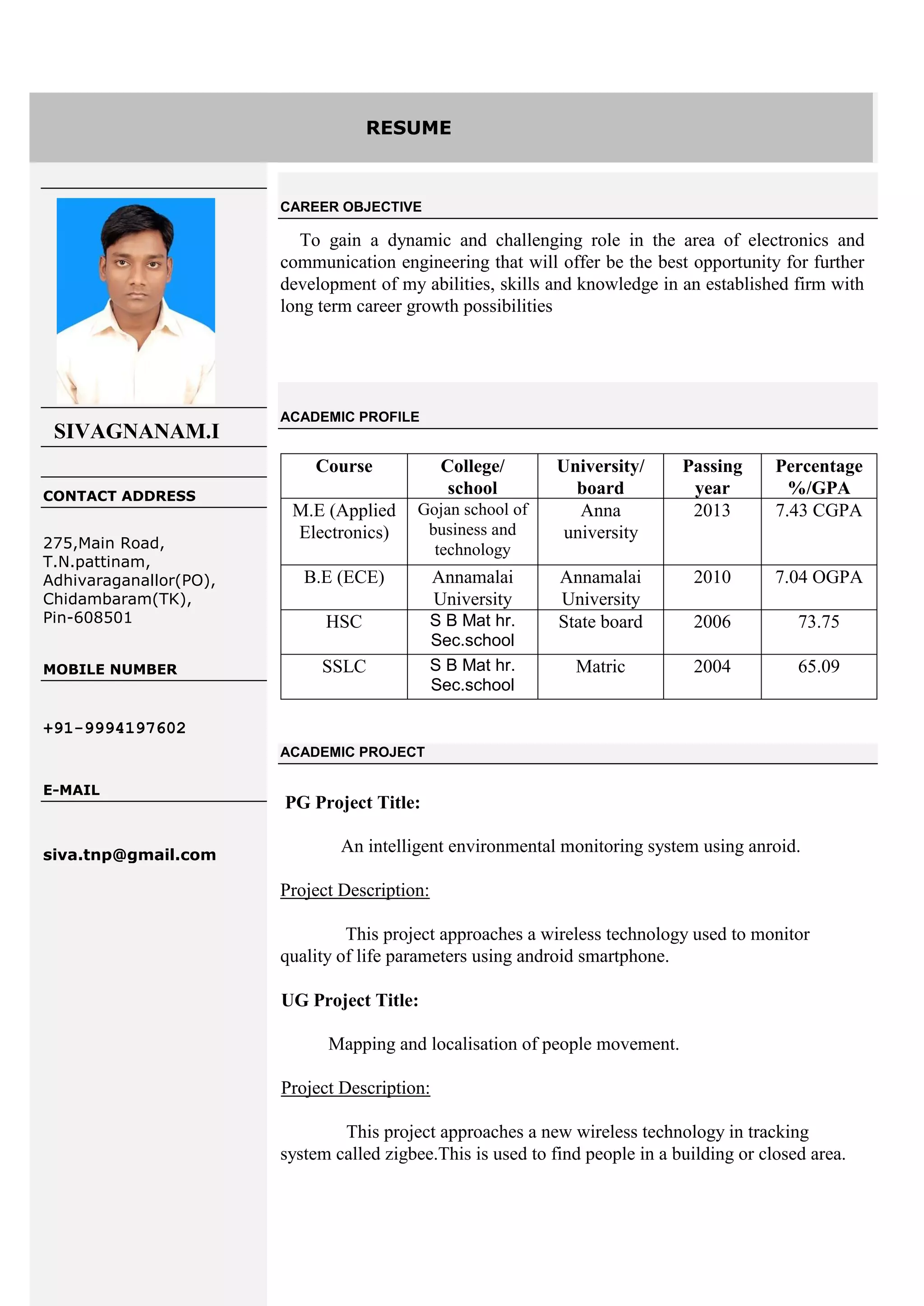 248344528 resume | PDF